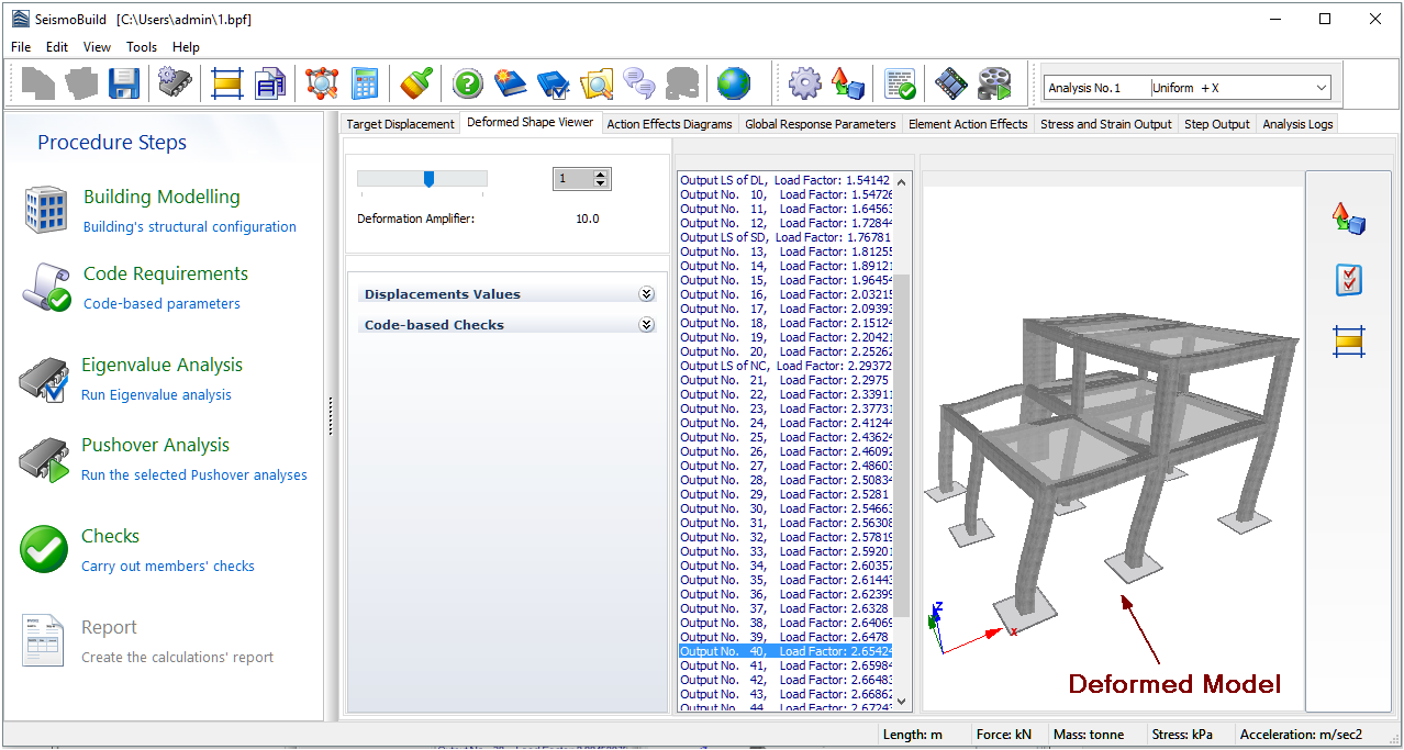 Deformed Shape Viewer