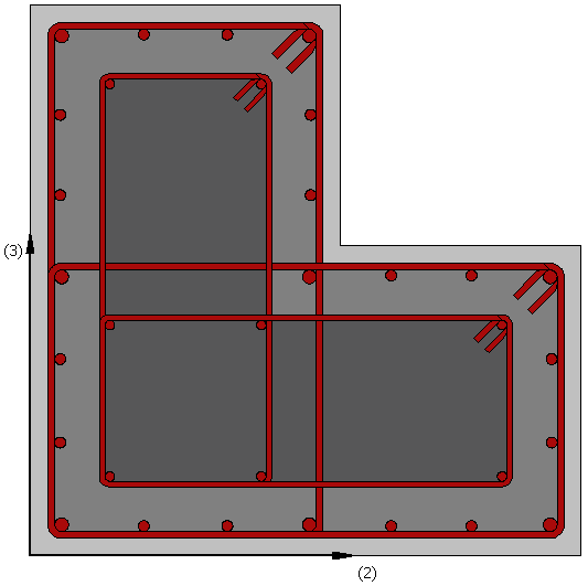 Reinforced concrete jacketed L-shaped column section - rcjlcs