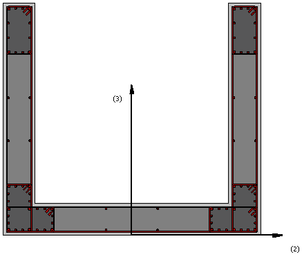 Reinforced concrete U-shaped wall section - rcuws