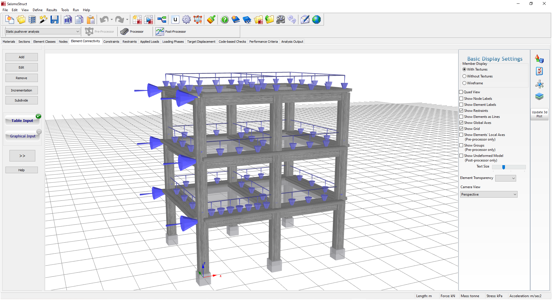 Display Settings and 3D Plot Options