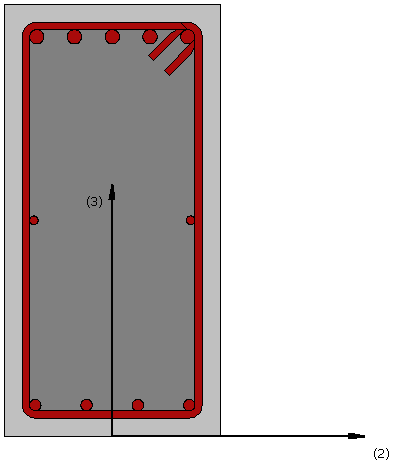 Reinforced concrete asymmetric rectangular section - rcars